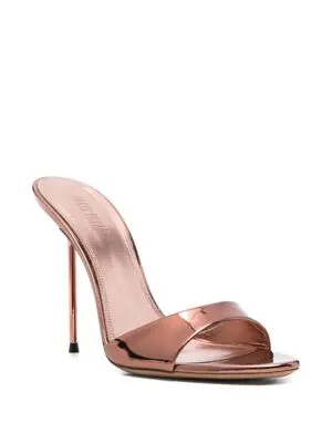 Paris Texas Lidia Patent Leather Heel Sandals