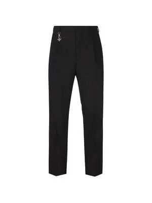 Prada Cotton Tailored Pants - Multicolor