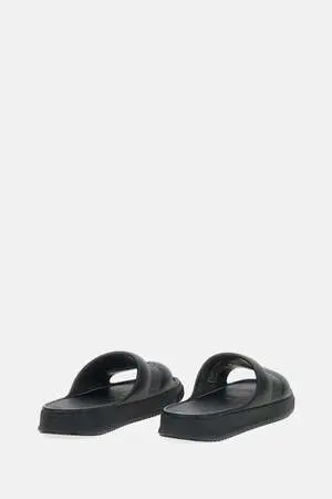 Moncler Slides With Embossed Logo - Multicolor