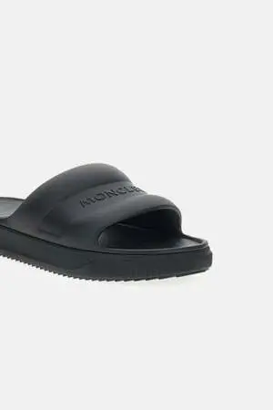 Moncler Slides With Embossed Logo - Multicolor