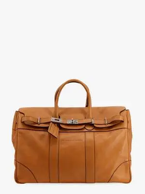 Brunello Cucinelli Leather Travel Bag - Multicolor