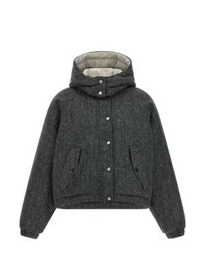 Brunello Cucinelli BRUNELLO CUCINELLI Cotton Blend Blouson Jacket Multicolor