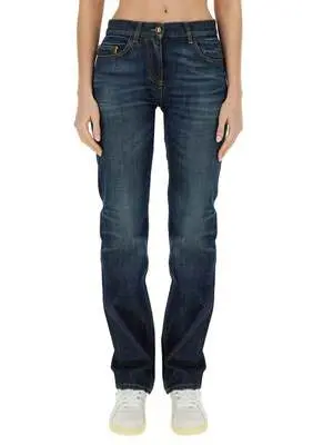 Palm Angels Straight Leg Jeans - Blue