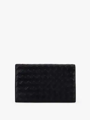 Bottega Veneta Intrecciato Leather Clutch Bag - Multicolor