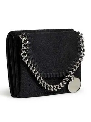 Stella McCartney Falabella Tri-fold Wallet With Chain Detail