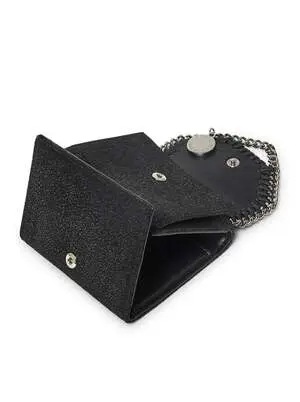 Stella McCartney Falabella Tri-fold Wallet With Chain Detail
