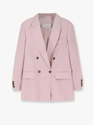 Max Mara Ombrosa Blazer In Wool, Mohair, And Silk Blend - Multicolor