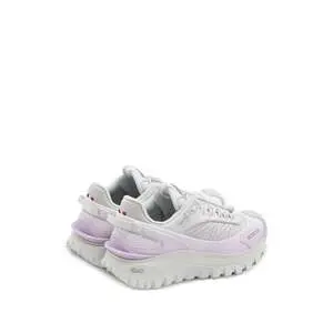 Moncler Grey Mesh Trainers - Gray