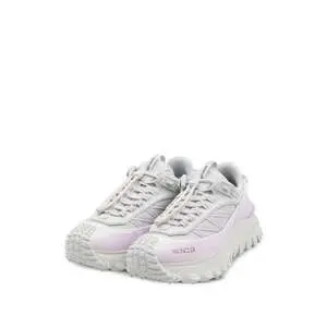 Moncler Grey Mesh Trainers - Gray