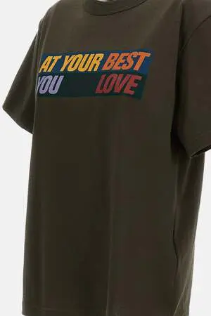 Sacai Short-sleeve T-shirt With A Print