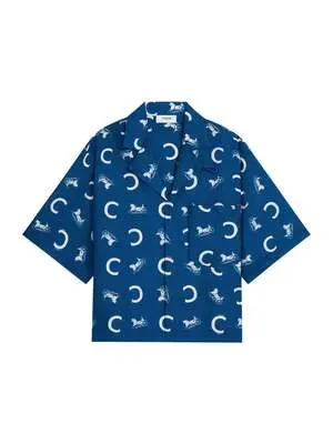 Celine Scout Silk Twill Shirt - Multicolor