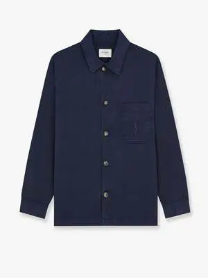 Saint Laurent Cassandre Certified Cotton Overshirt - Multicolor
