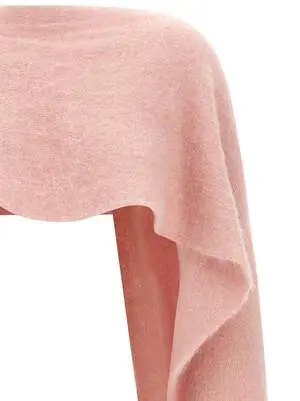 Moschino Glove Cape In Mohair Blend