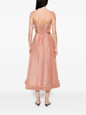 Zimmermann Luna Midi Dress - Multicolor