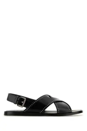 Church's Leather Strappy Sandals - Black