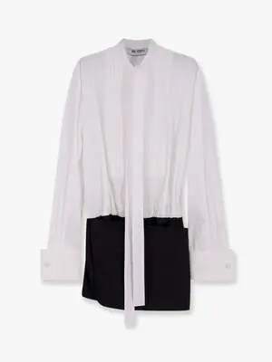 Attico THE ATTICO White Mini Dress Multicolor