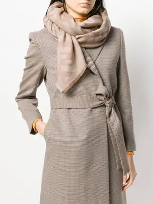 Fendi Ff Wool Scarf - Multicolor