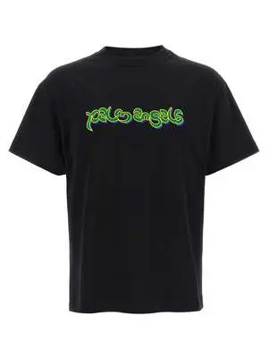 Palm Angels Thai Logo' T-shirt - Black