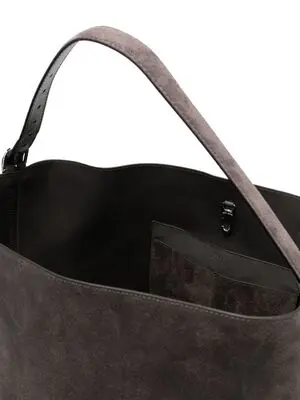 TOTEME Belted Suede Leather Tote