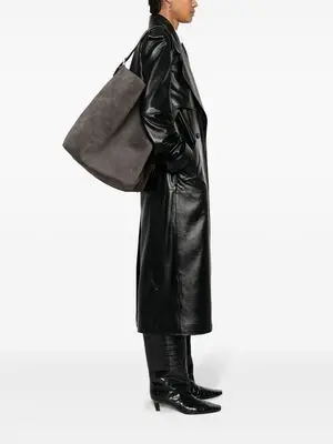 TOTEME Belted Suede Leather Tote