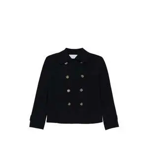 Harris Wharf London Double Breasted Pea Coat
