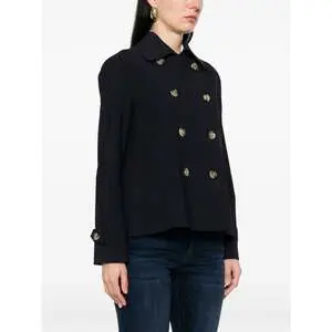 Harris Wharf London Double Breasted Pea Coat