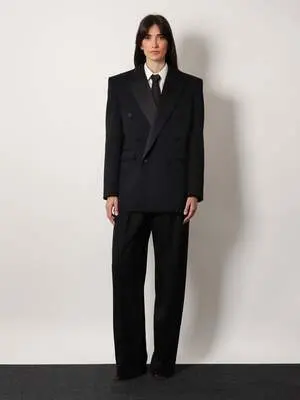 Saint Laurent Certified Cotton Shirt With Monogram Embroidery - Multicolor