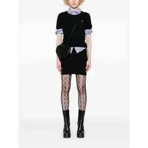 VIVIENNE WESTWOOD Knit T-shirt With Orb Logo Embroidery