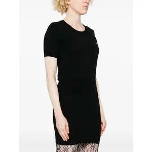 VIVIENNE WESTWOOD Knit T-shirt With Orb Logo Embroidery