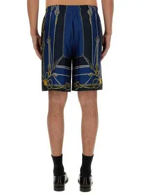 Versace Twill Bermuda Shorts - Multicolor
