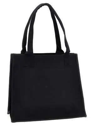 GANNI Large Easy Shopper Contrasted Logo Tote Bag - Multicolor