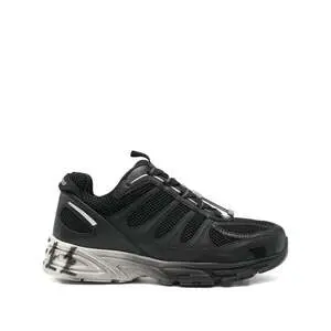 44 LABEL GROUP Lace-up Low-top Sneakers - Black