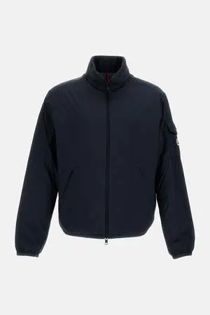 Moncler Padded Nylon Zip-up Jacket With Packaway Hood - Multicolor
