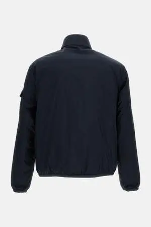 Moncler Padded Nylon Zip-up Jacket With Packaway Hood - Multicolor