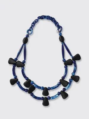 Max Mara Jewel Necklace - Blue