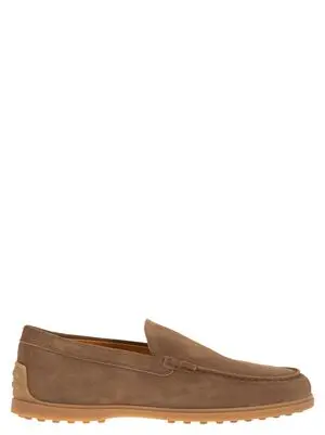 TOD'S TOD'S Suede Leather Slipper Moccasins Multicolor