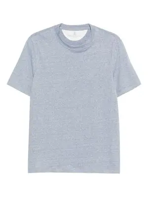 Brunello Cucinelli Linen Blend T-shirt - Multicolor