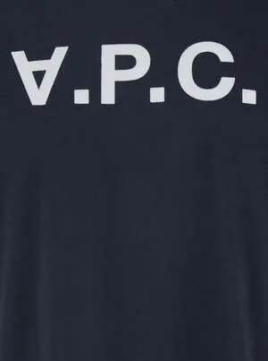 A.p.c. Cotton T-shirt With Logo - Multicolor