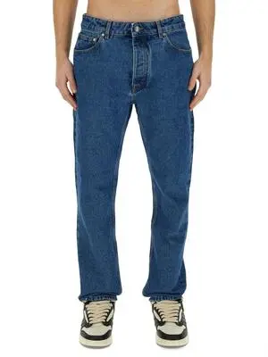 Palm Angels Straight Leg Jeans - Multicolor