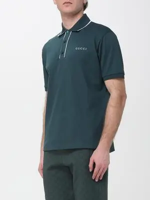 Gucci Polo Shirt Petroleum Blue
