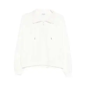 Brunello Cucinelli Half Zip Sweatshirts Hoodies For Women
