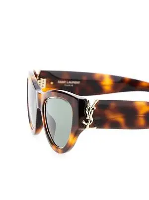 Saint Laurent Tortoiseshell Acetate Sunglasses - Multicolor