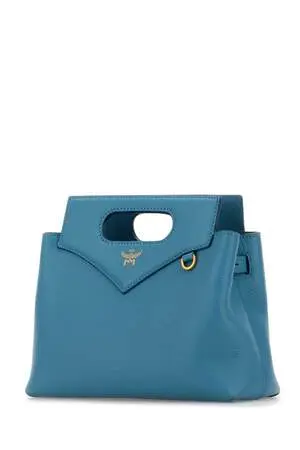 Mcm Mini Soft Diamond Handbag - Blue