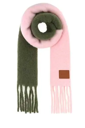 Loewe Two-tone Alpaca Blend Scarf - Multicolor