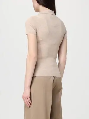 Max Mara Ribbed Polo Shirt - White