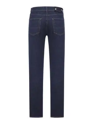 Stone Island Indigo Denim Stretch Jeans - Multicolor