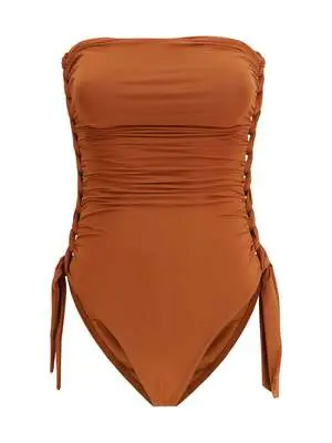 Zimmermann Daylight One-piece Swimsuit - Brown