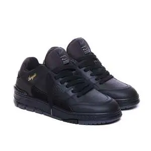 Axel Arigato Leather Lace-up Sneakers - Black
