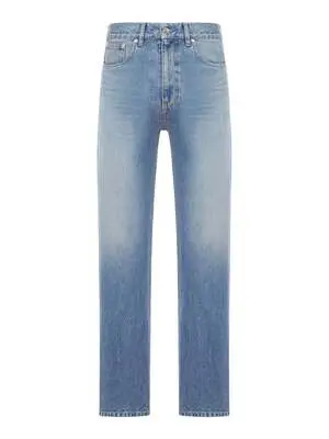 Gucci Slim-fit Cotton Denim Trousers - Blue
