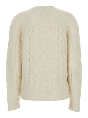 Isabel Marant Étoile Wool Braided Crew Neck Sweater - Multicolor